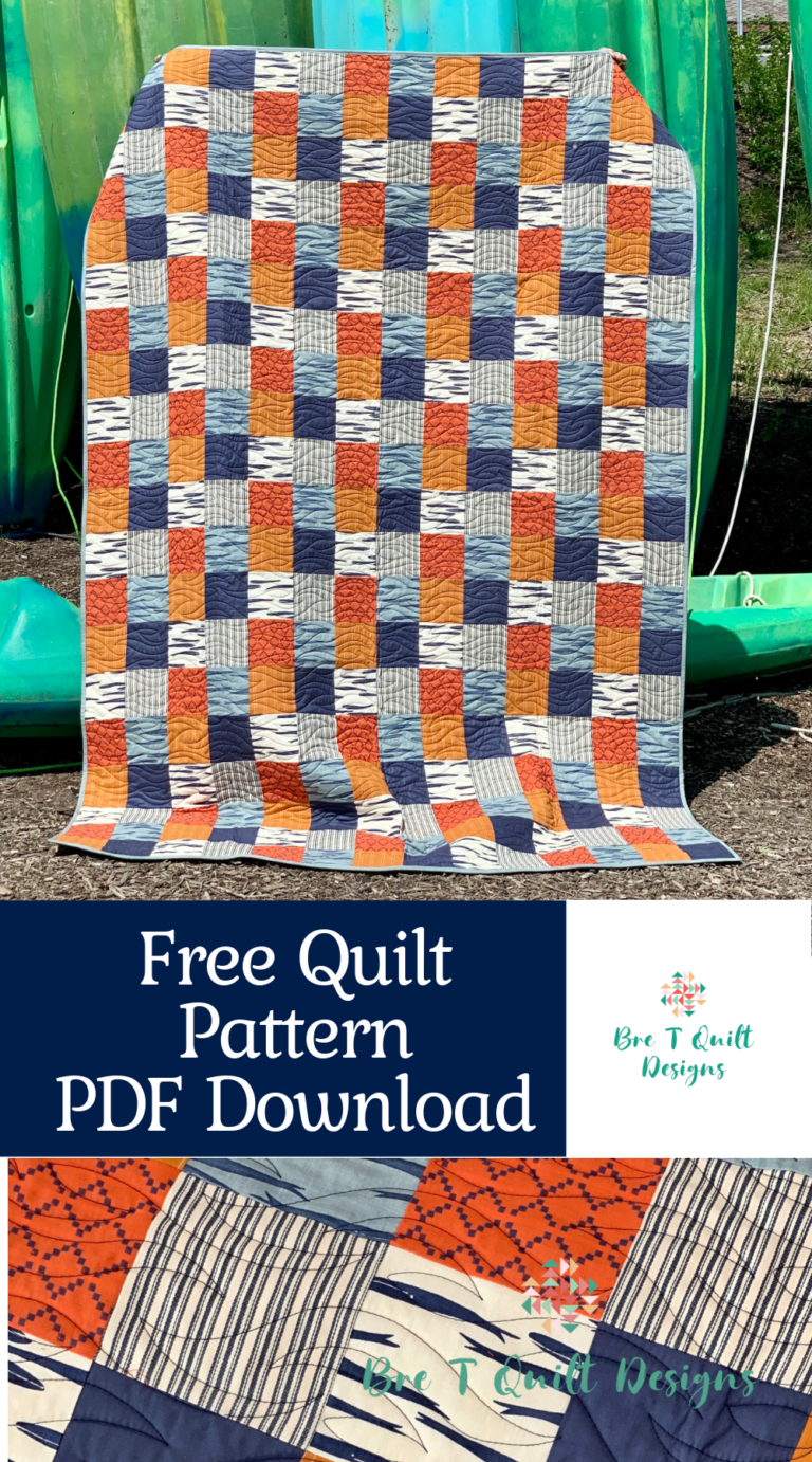 Free Patchwork Quilt Pattern PDF Download Twin Sized Quilt - Bre T ...