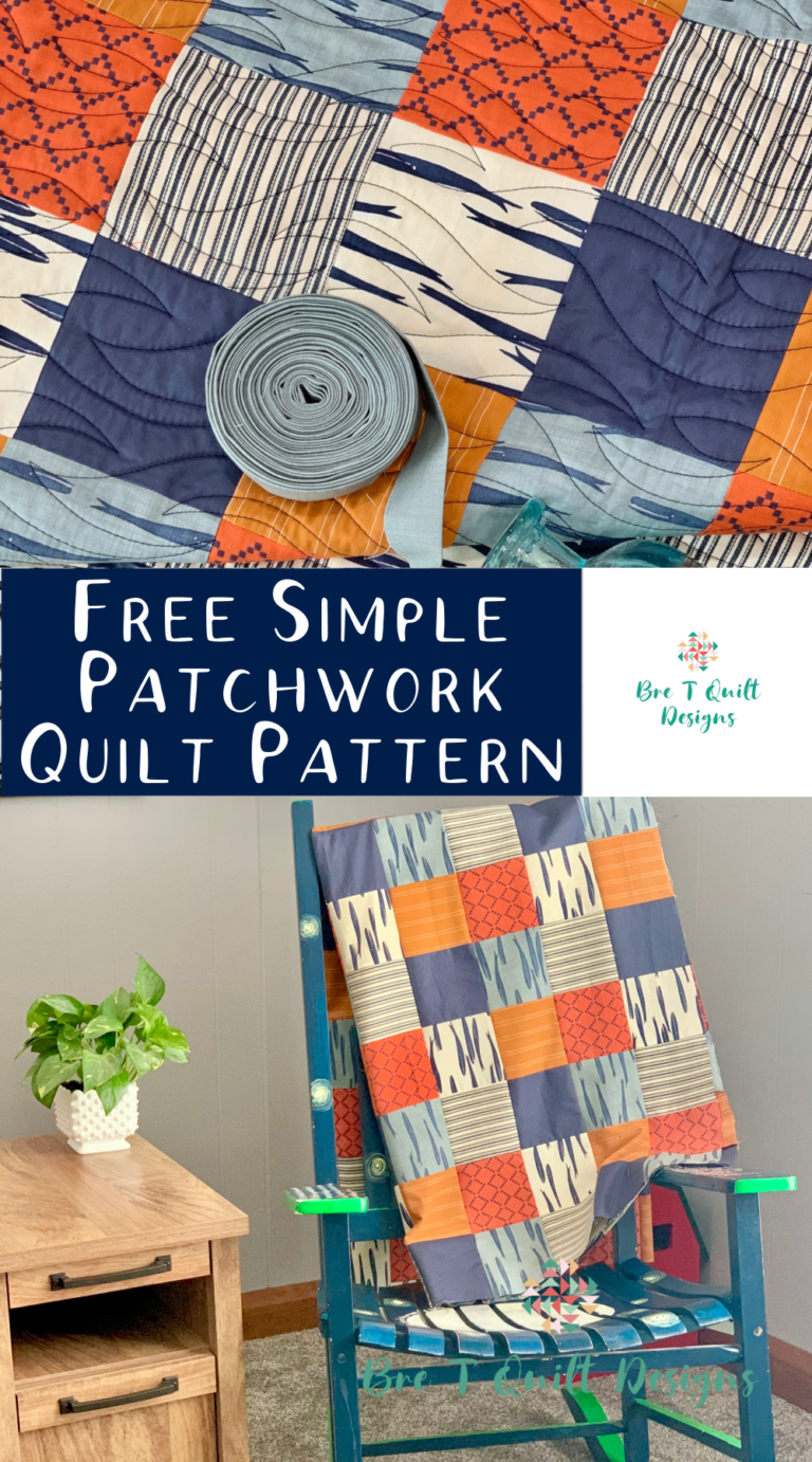 Free Patchwork Quilt Pattern PDF Download Twin Sized Quilt - Bre T ...