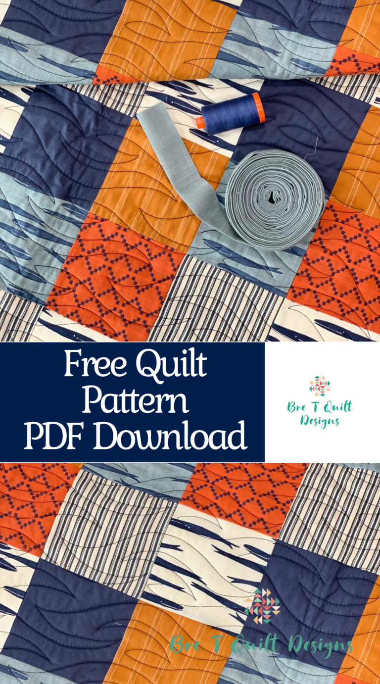 Free Patchwork Quilt Pattern PDF Download Twin Sized Quilt - Bre T ...
