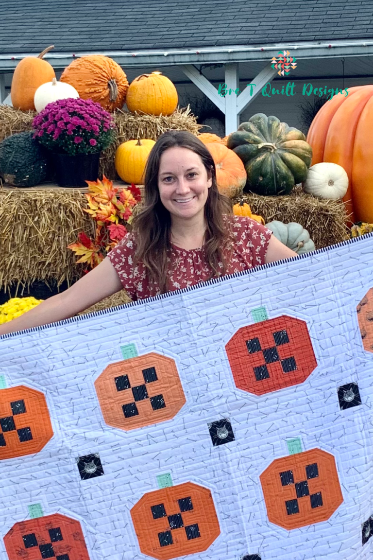 Pumpkin Quilt Pattern - Pumpkin Patched - Bre T Quilt Designs