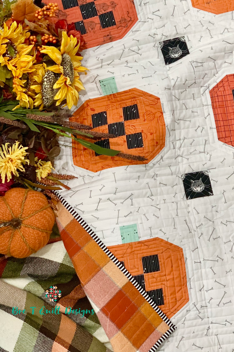 Pumpkin Quilt Pattern - Pumpkin Patched - Bre T Quilt Designs